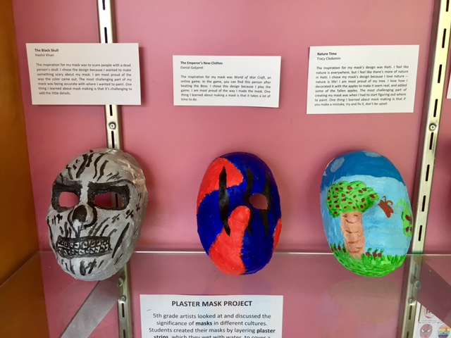 Art at Hosmer: Plaster Masks
