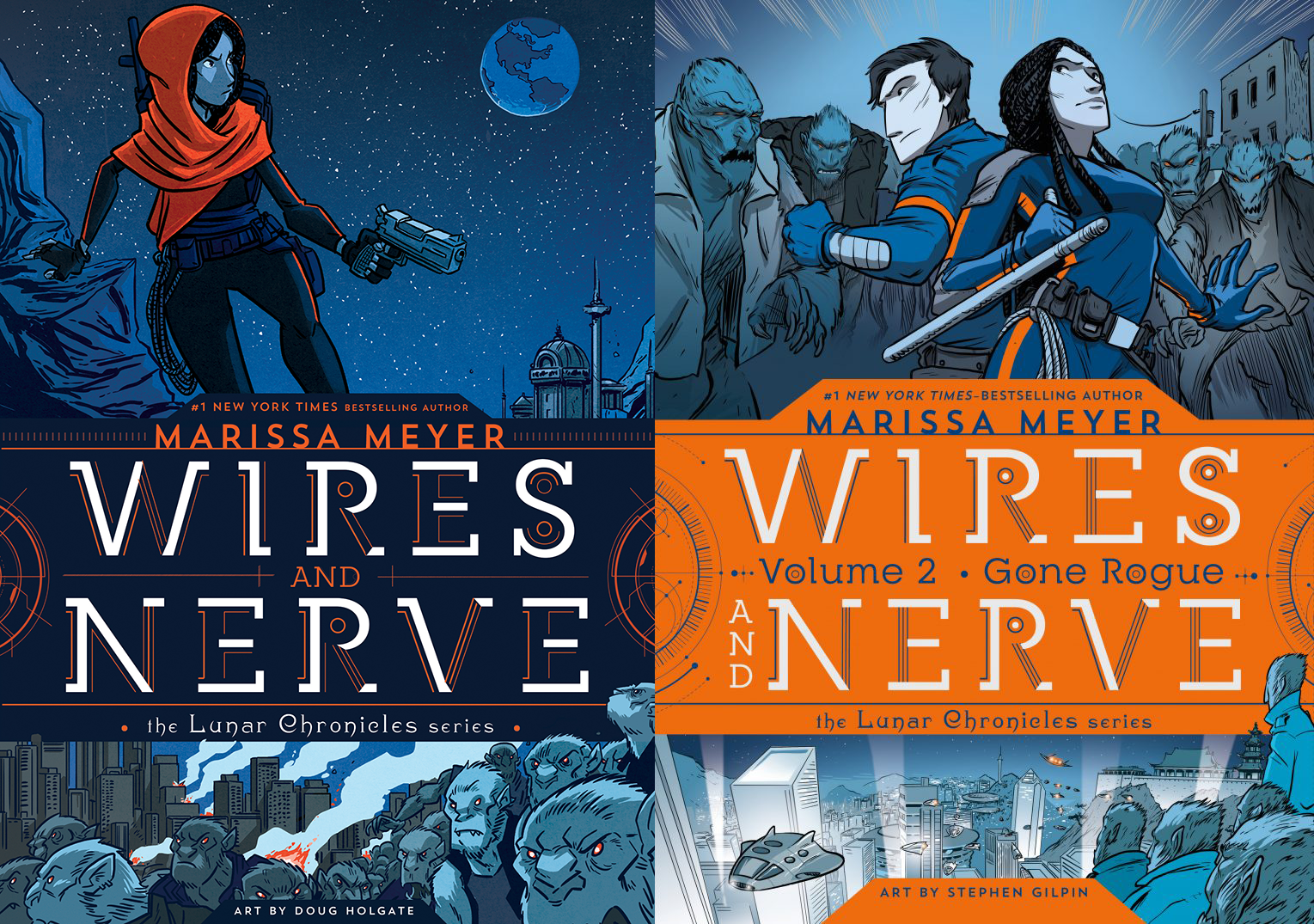 Carina's Books: Cover Reveal: Wires and Nerve: Volume 2 by Marissa Meyer