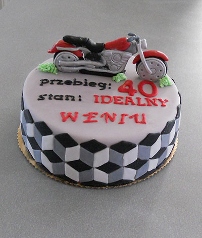 Torty Kasi - Moje słodkie hobby:)): Tort z motorem