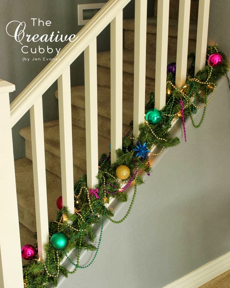 The Creative Cubby: Decorating for a Mardi Gras Christmas