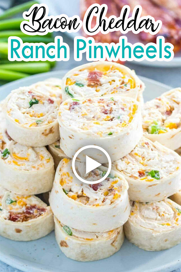 Bacon Cheddar Ranch Pinwheels