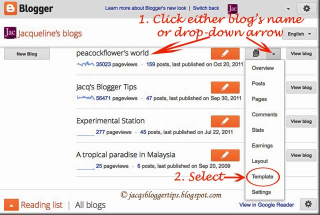 Jacq's Blogger Tips: Enable Mobile Templates for your Blogger Blogs