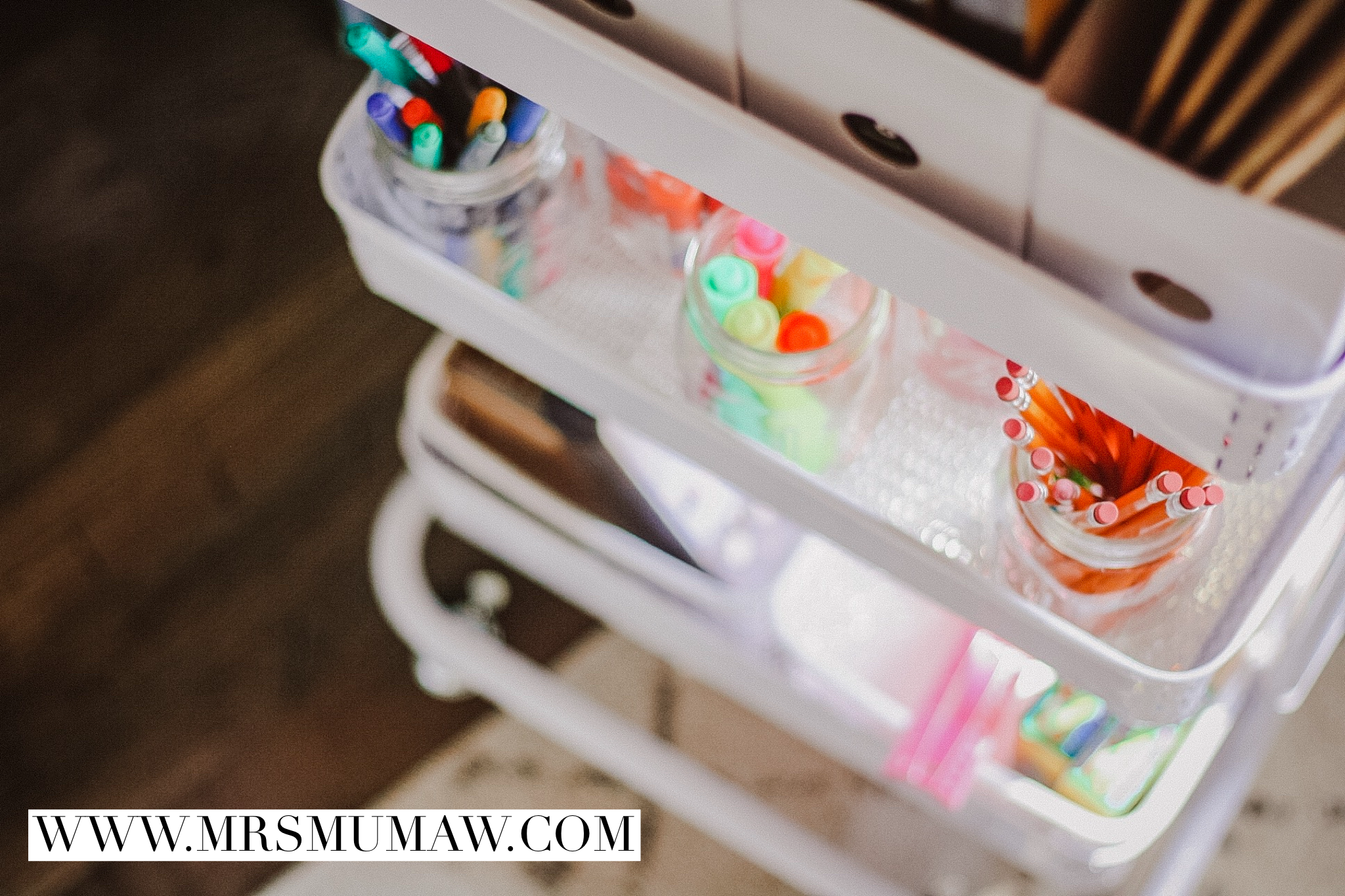 Virtual learning School Cart | Homeschooling Supply Cart | Homework ...