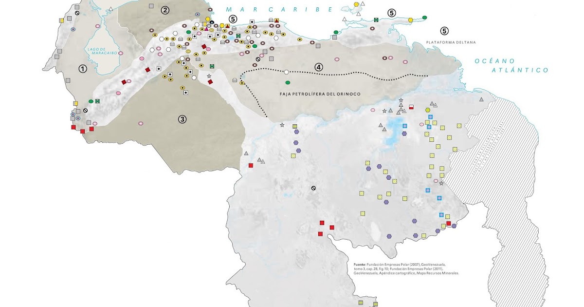 La geografía de Venezuela y sus elementos : Minerales en Venezuela.