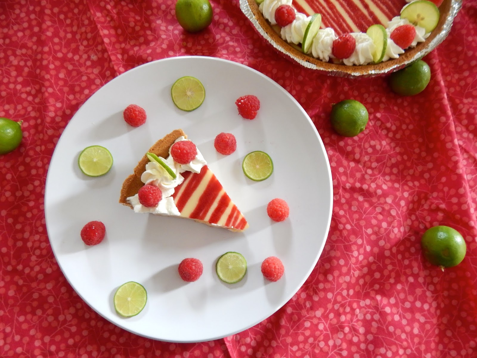 The Nerdy Chef: Raspberry Key Lime Pie