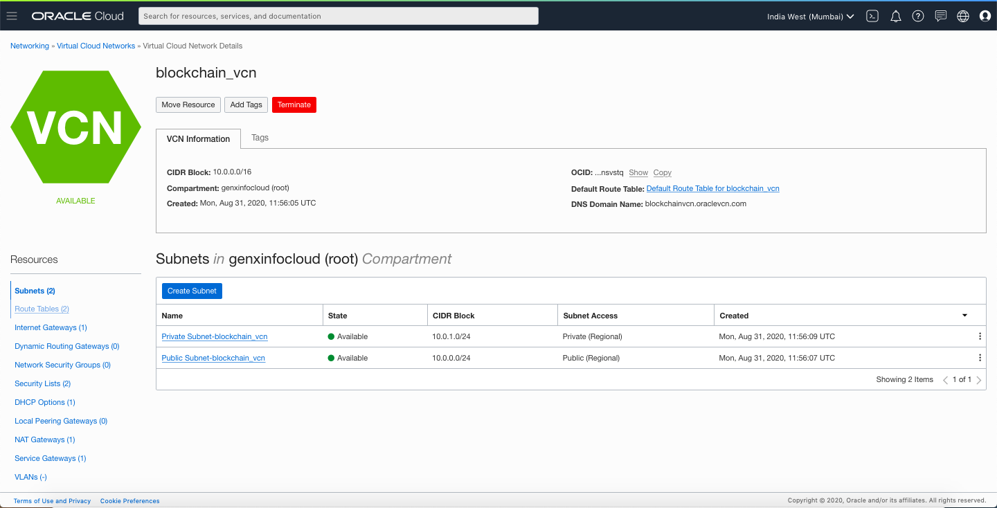 Oracle Cloud Infrastructure- Create VCN + Compute Ubuntu Linux 18.04