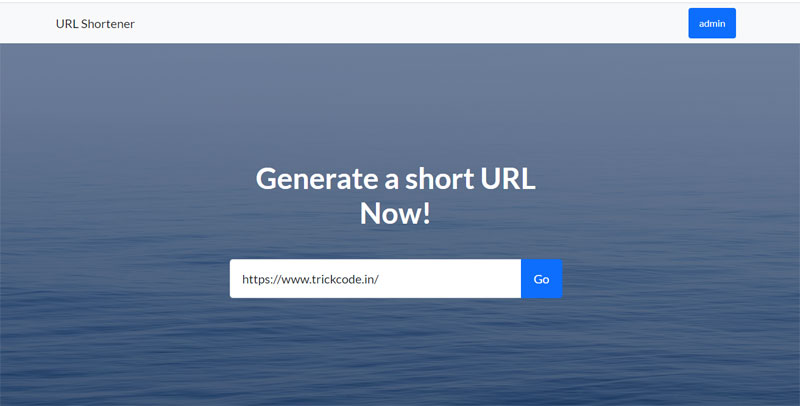 Simple Url Shortener Php Script With Source Code Free Source Code Download And Tutorials Trickcode