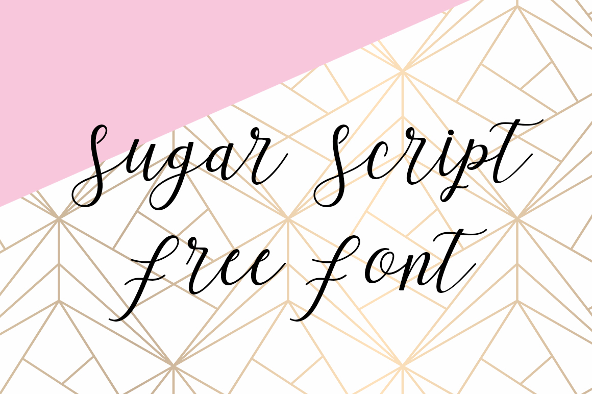 DLOLLEYS HELP: Sugar Script Free Font
