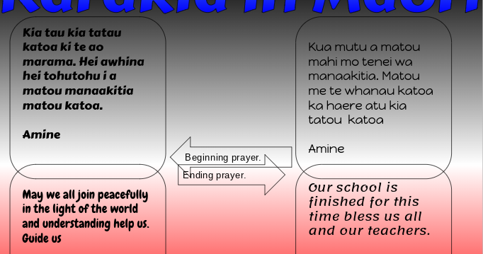 Lepisi @ Pt England.school: Karakia in Maori