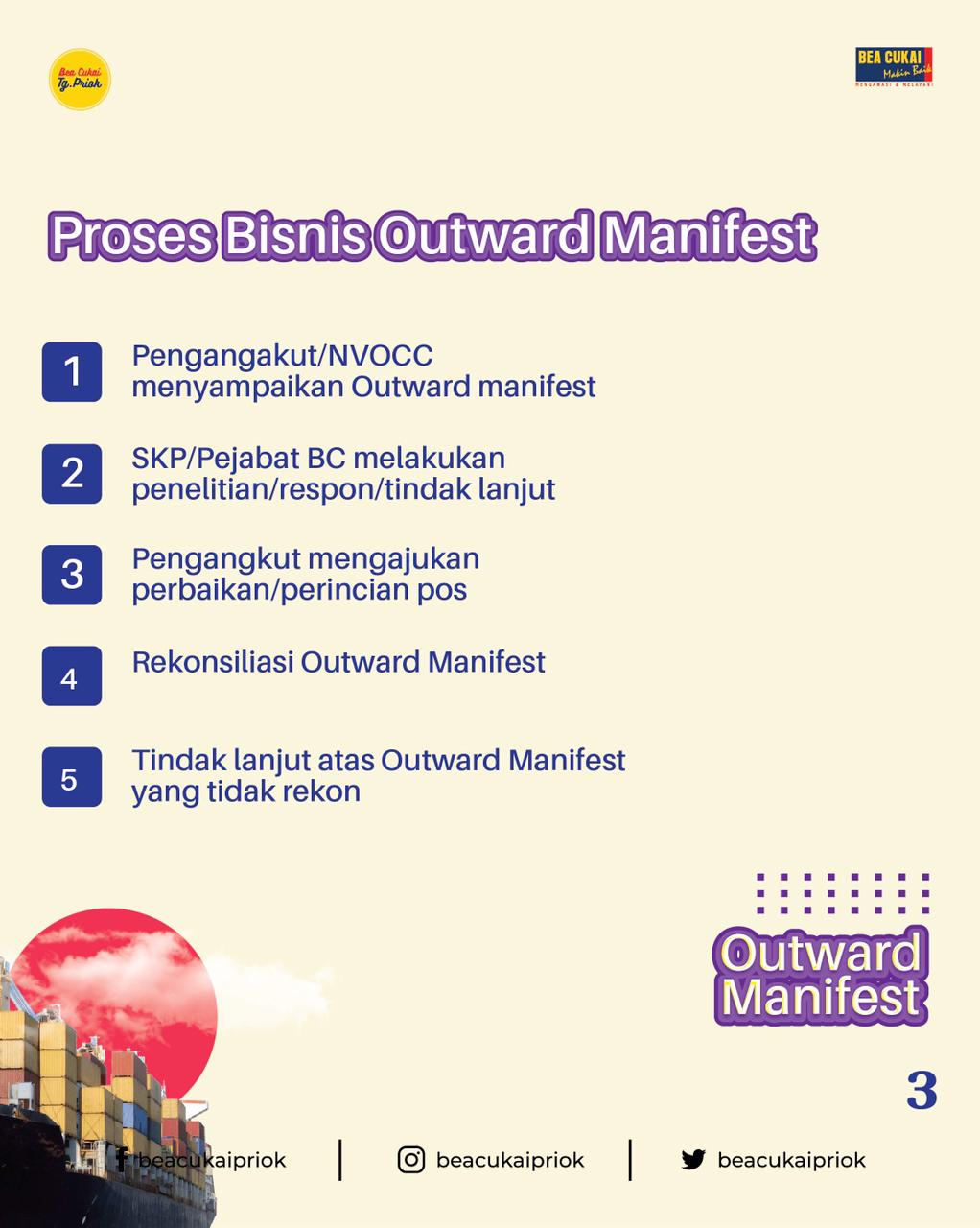 SEPUTAR OUTWARD MANIFEST? ~ INFORMASI