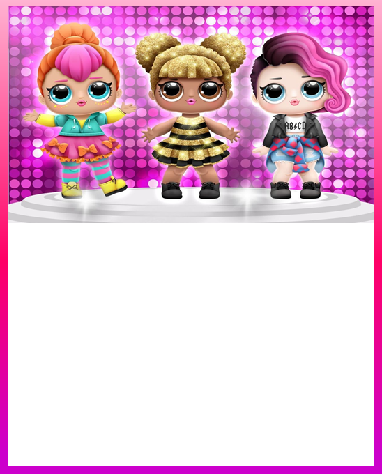 Kits imprimibles gratis : Invitaciones LOL surprise