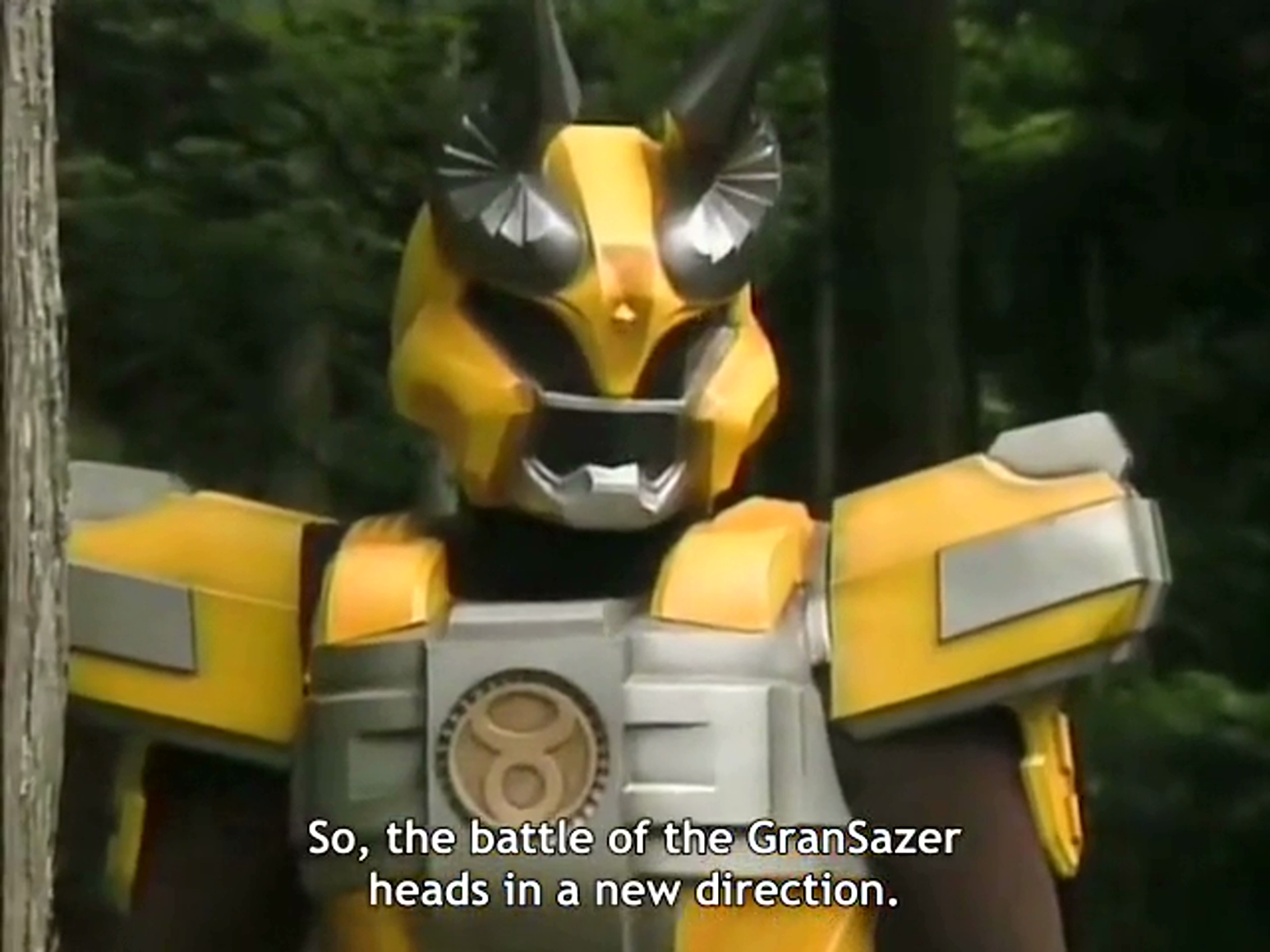 Emerald Rangers: ChouSeiShin Gransazer Episode 3: Assemble! The Flame ...