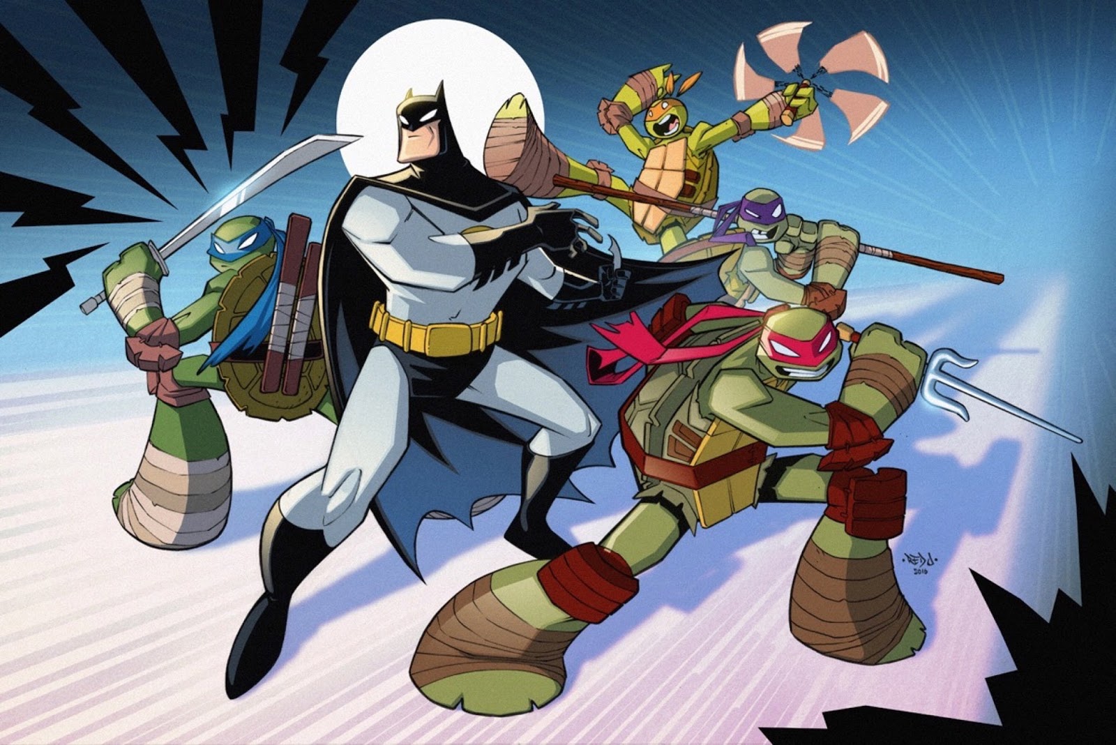 The Batman : DC Comics y IDW anuncian el crossover, “Batman / TMNT ...