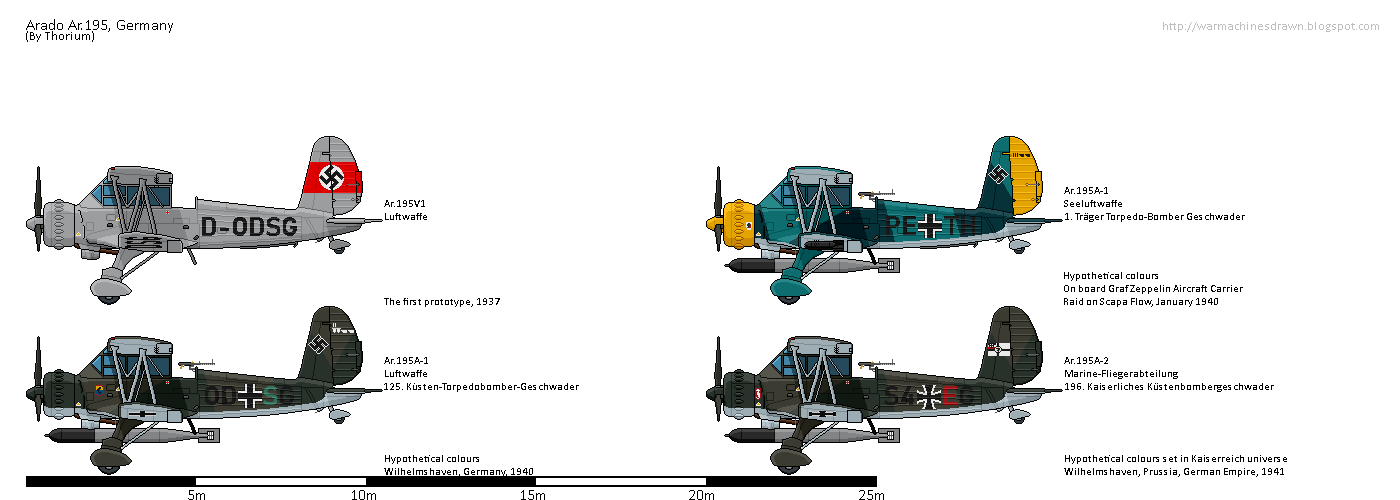 War Machines Drawn: Arado Ar.195
