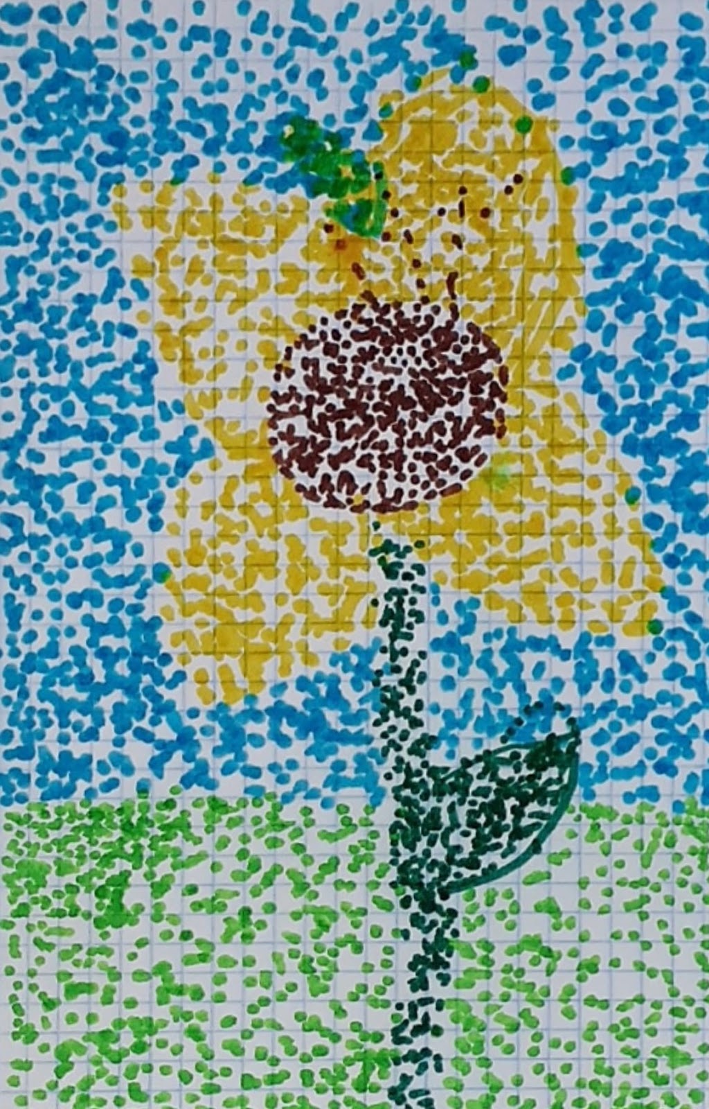 EL BLOG DE 4º DEL VICENTE: SPRING POINTILLISM