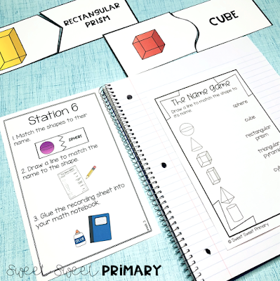 Teaching 2D and 3D Shapes in First Grade | The Tahoe Teacher