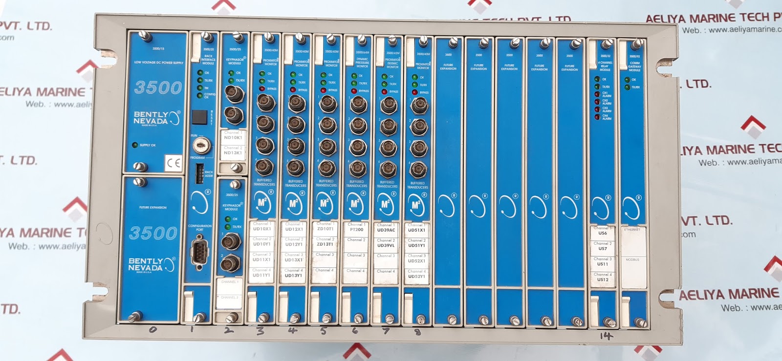 BENTLY NEVADA 3500 SYSTEM RACK - Aeliya Marine