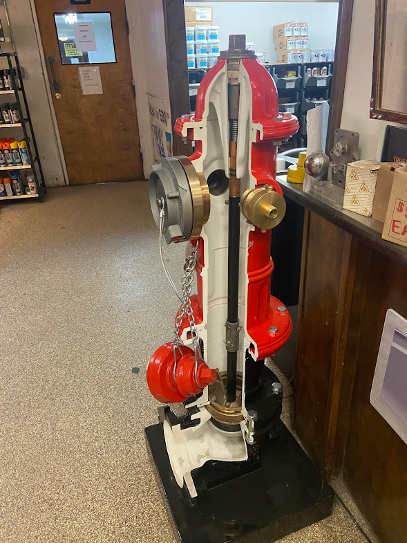 daily timewaster: The inside of a fire hydrant