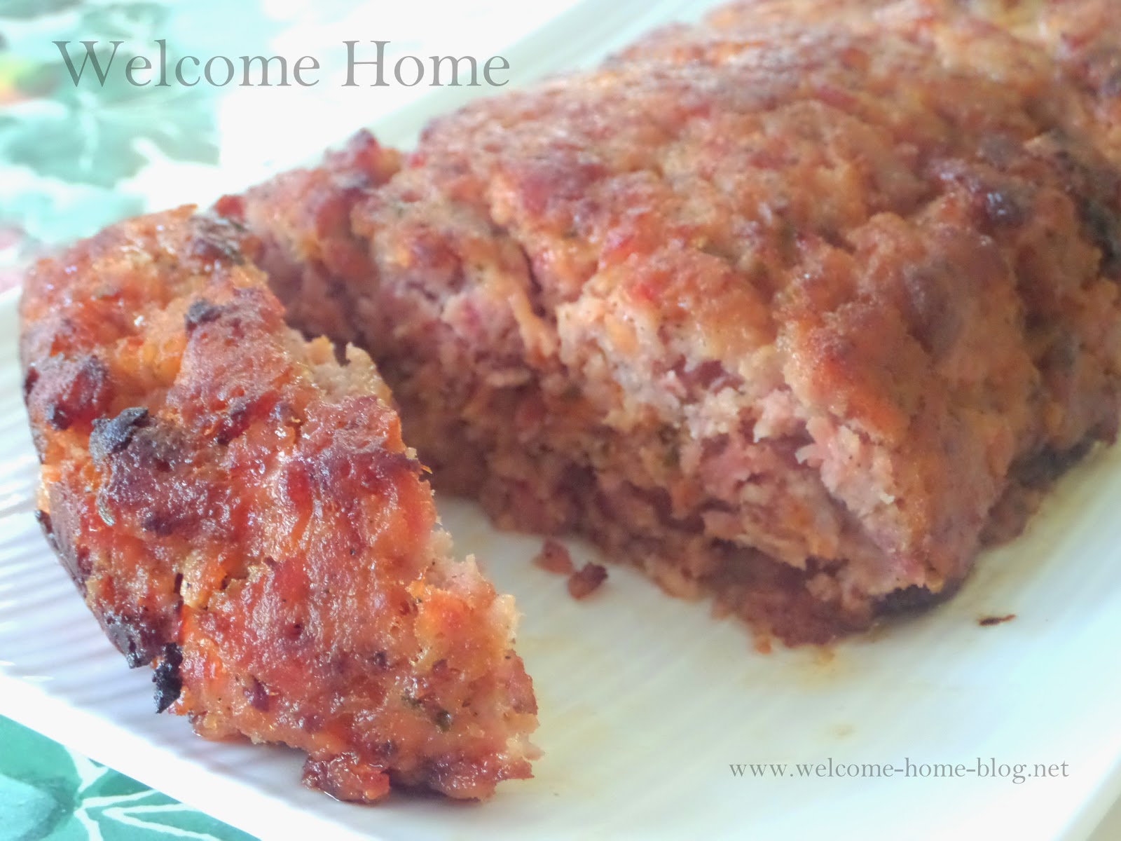 Welcome Home Blog: Mom's County Ham Loaf