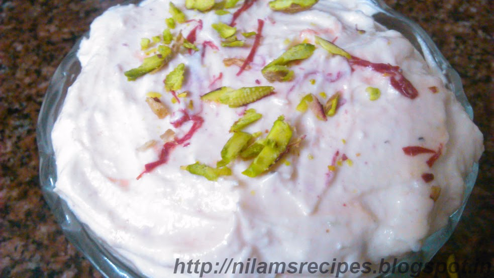 Keshar Pista Shrikhand | केशर पिस्ता श्रीखंड | Nilam's Recipes