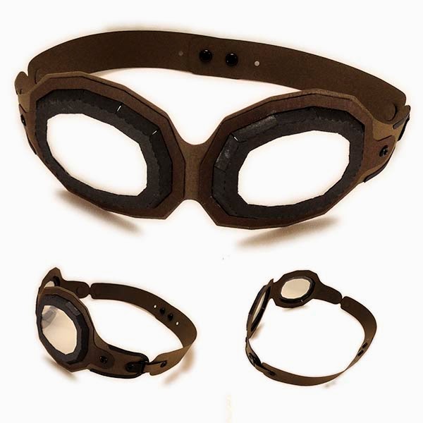 Needles 'n' Knowledge: Aviator Goggles Mask