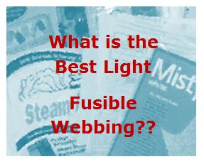 Creations - Quilts, Art, Whatever by Nina-Marie Sayre: Fusible Webbing ...