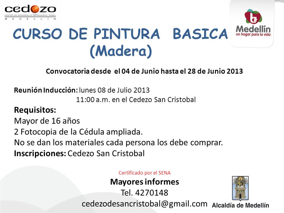 CEDEZO San Cristóbal: Curso Pintura basica