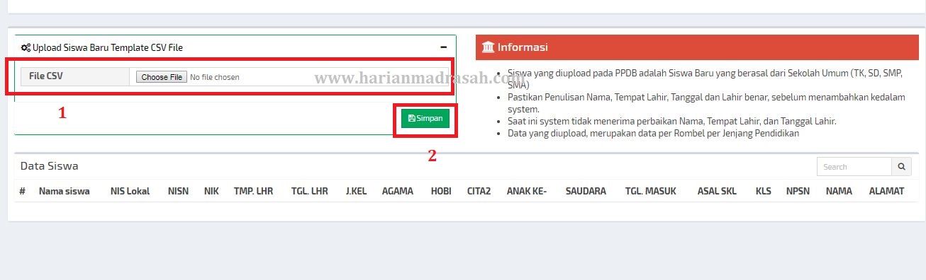 Cara Upload Form Excel Siswa Baru ke EMIS Online - SIAP UJIAN