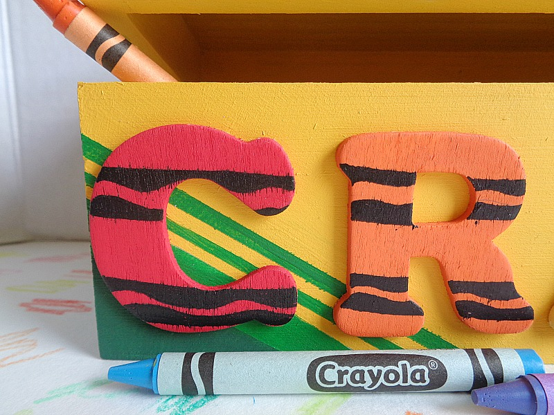 DIY: Crayon Box - Running With A Glue Gun