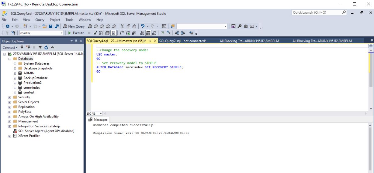 Oracle Database Commands And Practical Examples Query To Check Recovery Model In Mssql Server