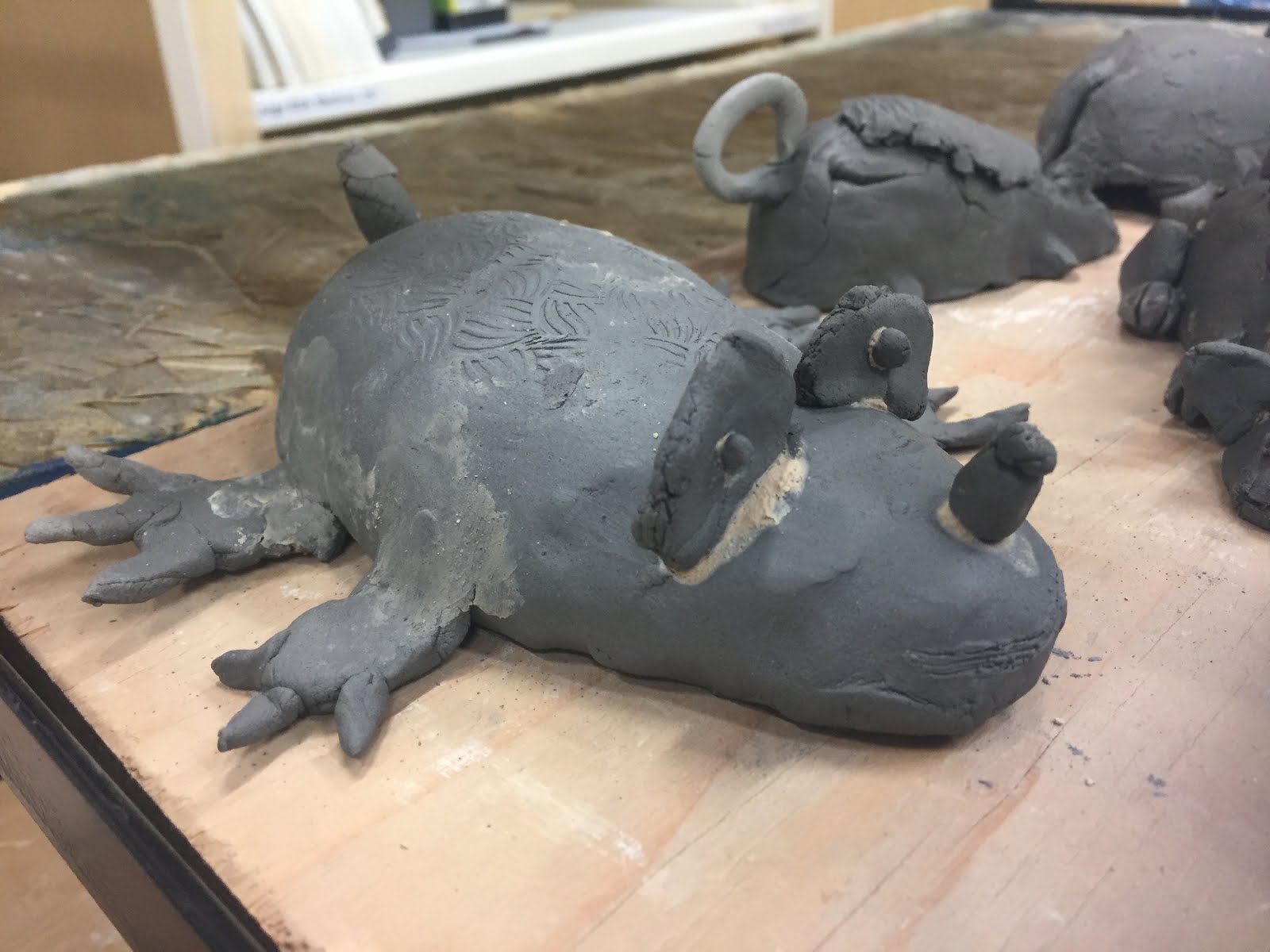 Rachel Dorn Ceramic Sculpture: Kid's Art Project: 3rd Grade