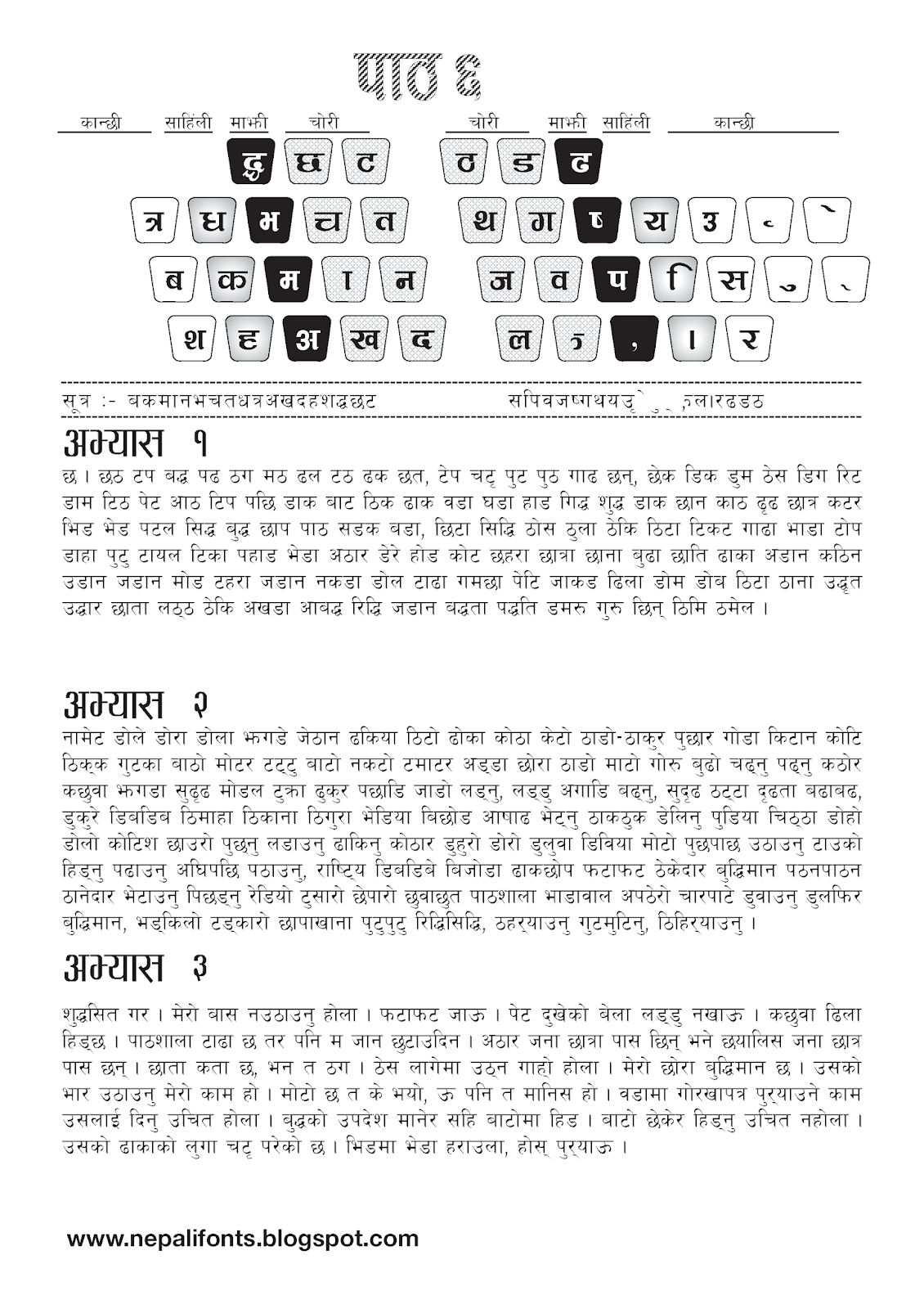 New Nepali Fonts: TYPING TUTORIALS E-BOOKS