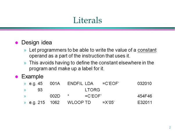 What is Floating-point literal ? ~ Play Code
