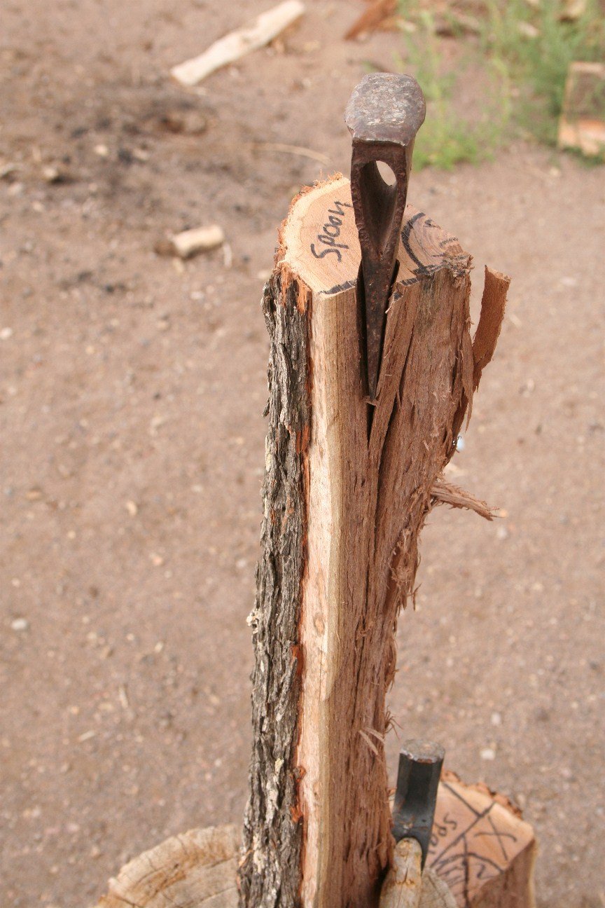 Kitchen Carvings: Riving Green Wood