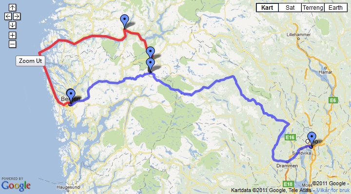 Vivian in Europe: Vivian Goes on the Bergen Railway