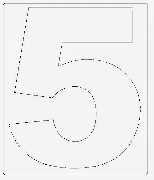 Molde numero 5 - Imagui