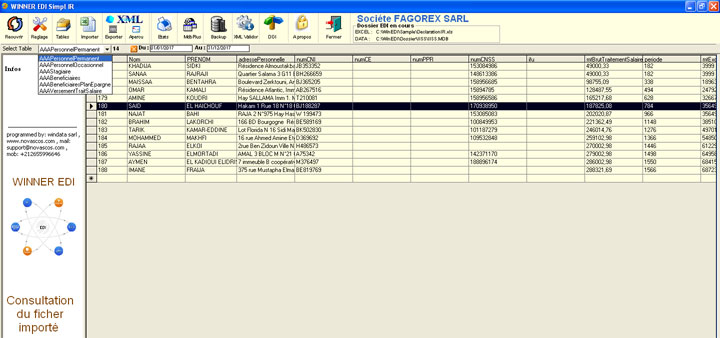 Simpl IS Simpl IR Simpl TVA XML EDI: EDI Simpl-TVA Logiciel Maroc