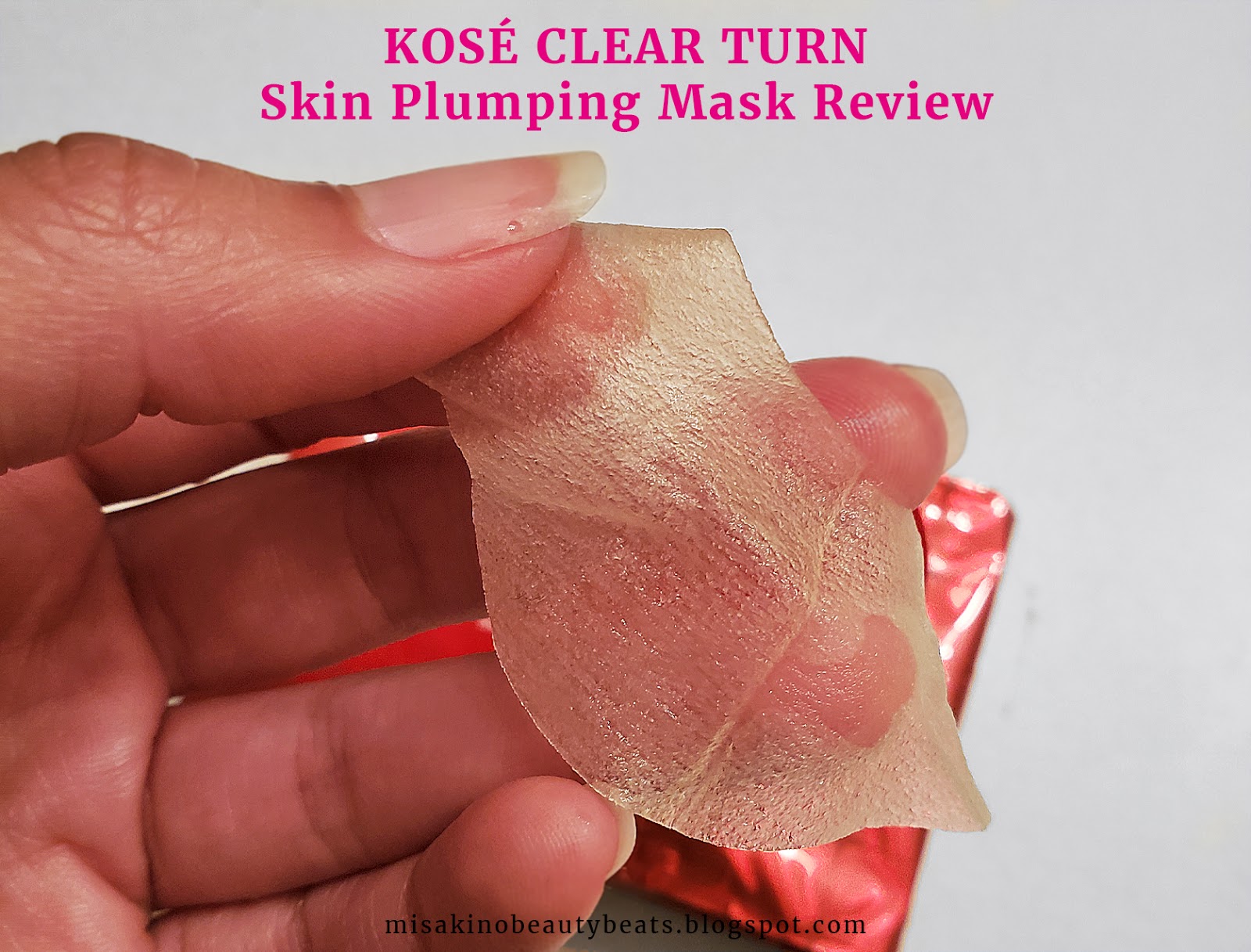 Review: Kose Clear Turn Skin Plumping Mask - MISAKINO