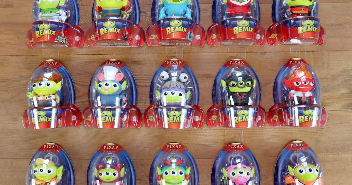 Dan the Pixar Fan: 2020 Mattel Pixar Alien REMIX Collection—Complete ...