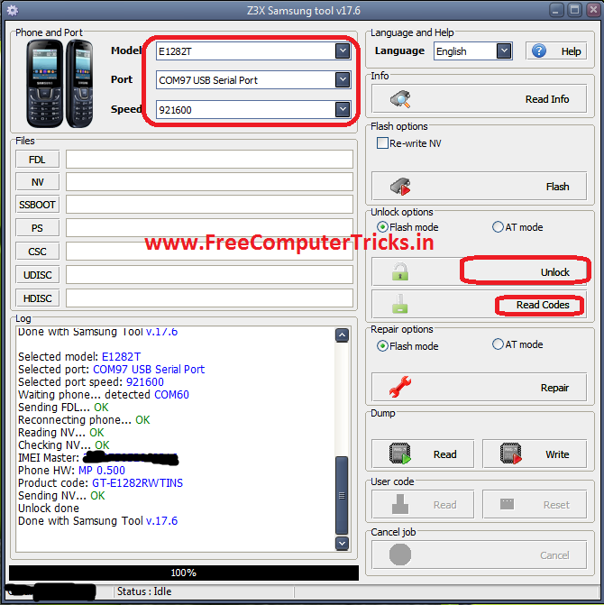 Samsung Unlock Tool Usb