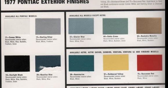 1977 Trans Am Color Codes | Psoriasisguru.com