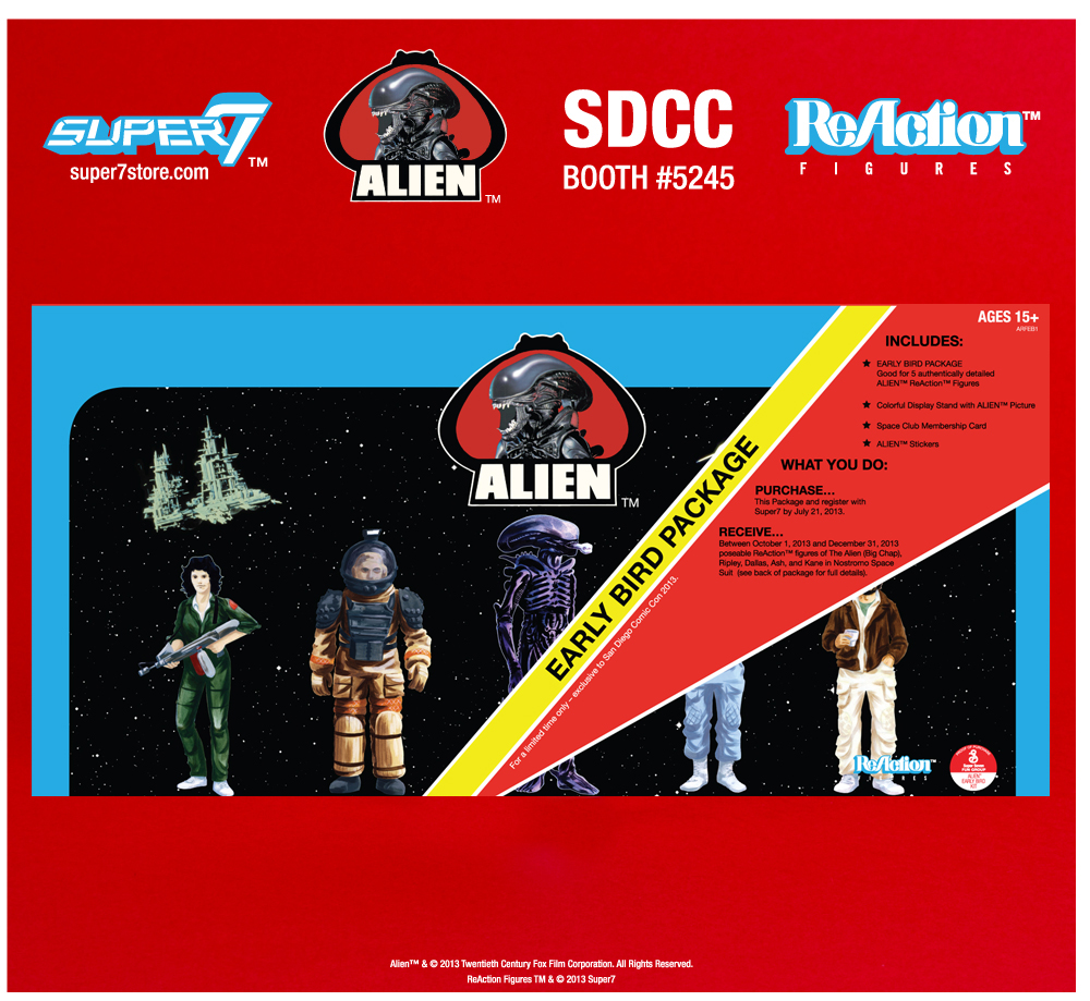 Collecting Toyz Super7 Announces Alien Reaction Figures Sdcc 2013