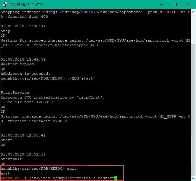 Restart SAP HANA Services In SuSE Linux restart-sap-hana-services-in-suse-linux