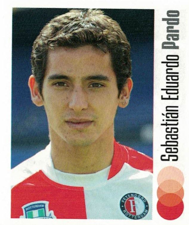 Futbolistas Chilenos en Álbumes Extranjeros: Sebastian Pardo