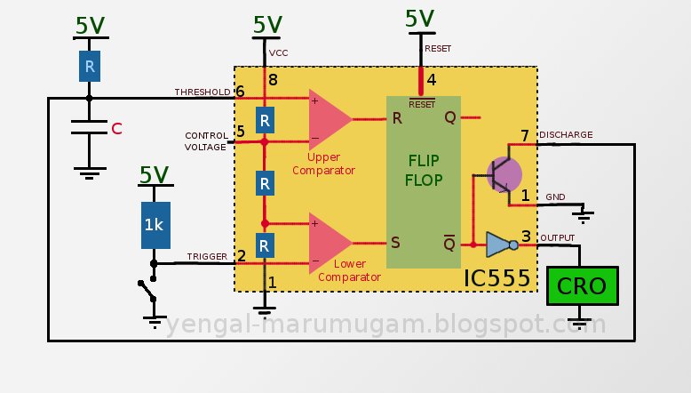 Monostable Multivibrator- 555 timer ~ மறுமுகம்