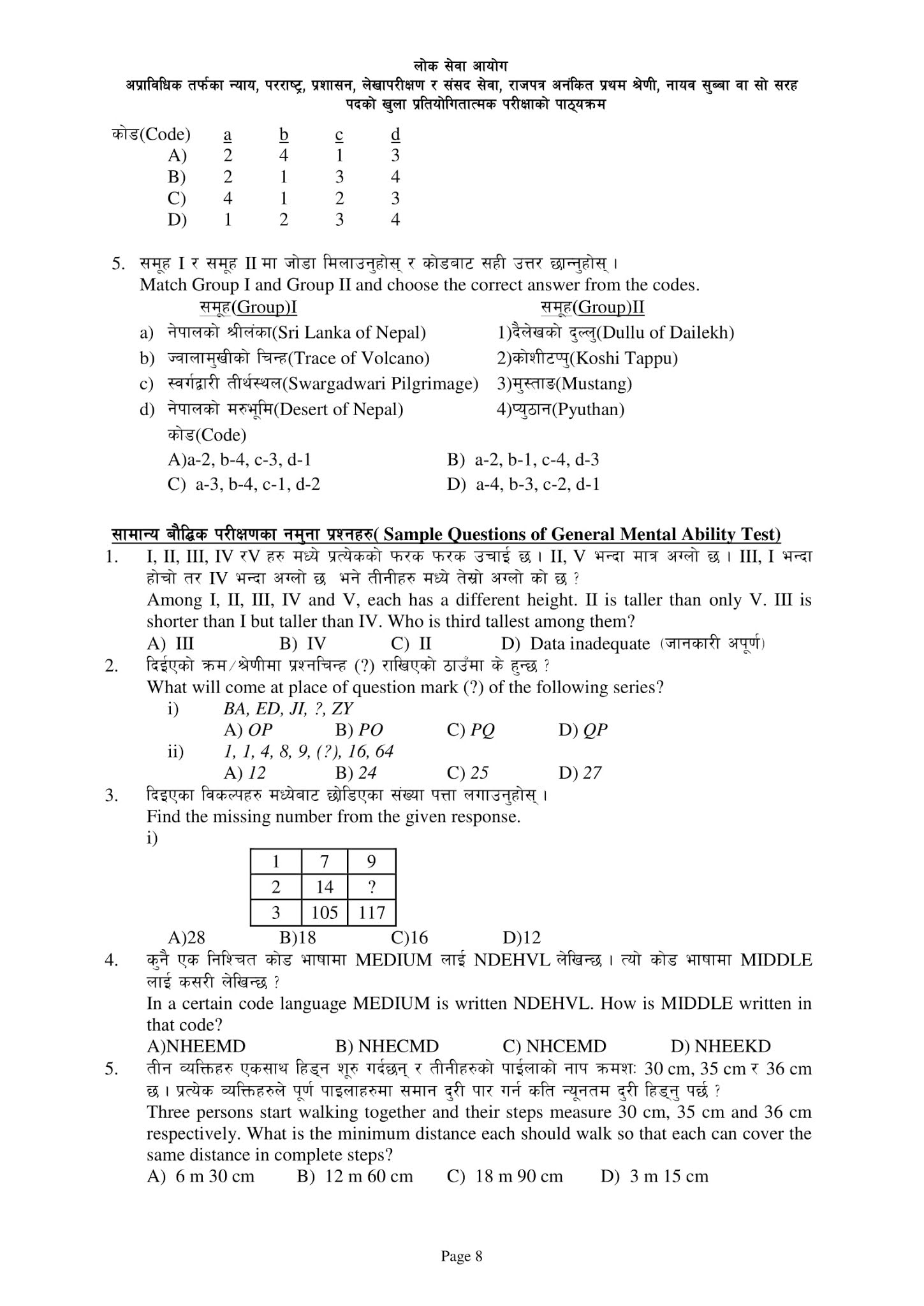Nayab Subba NaSu New Syllabus of First, Second and Third Paper