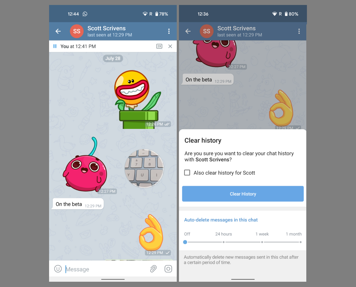Telegram comes out with interesting new features in its latest beta version