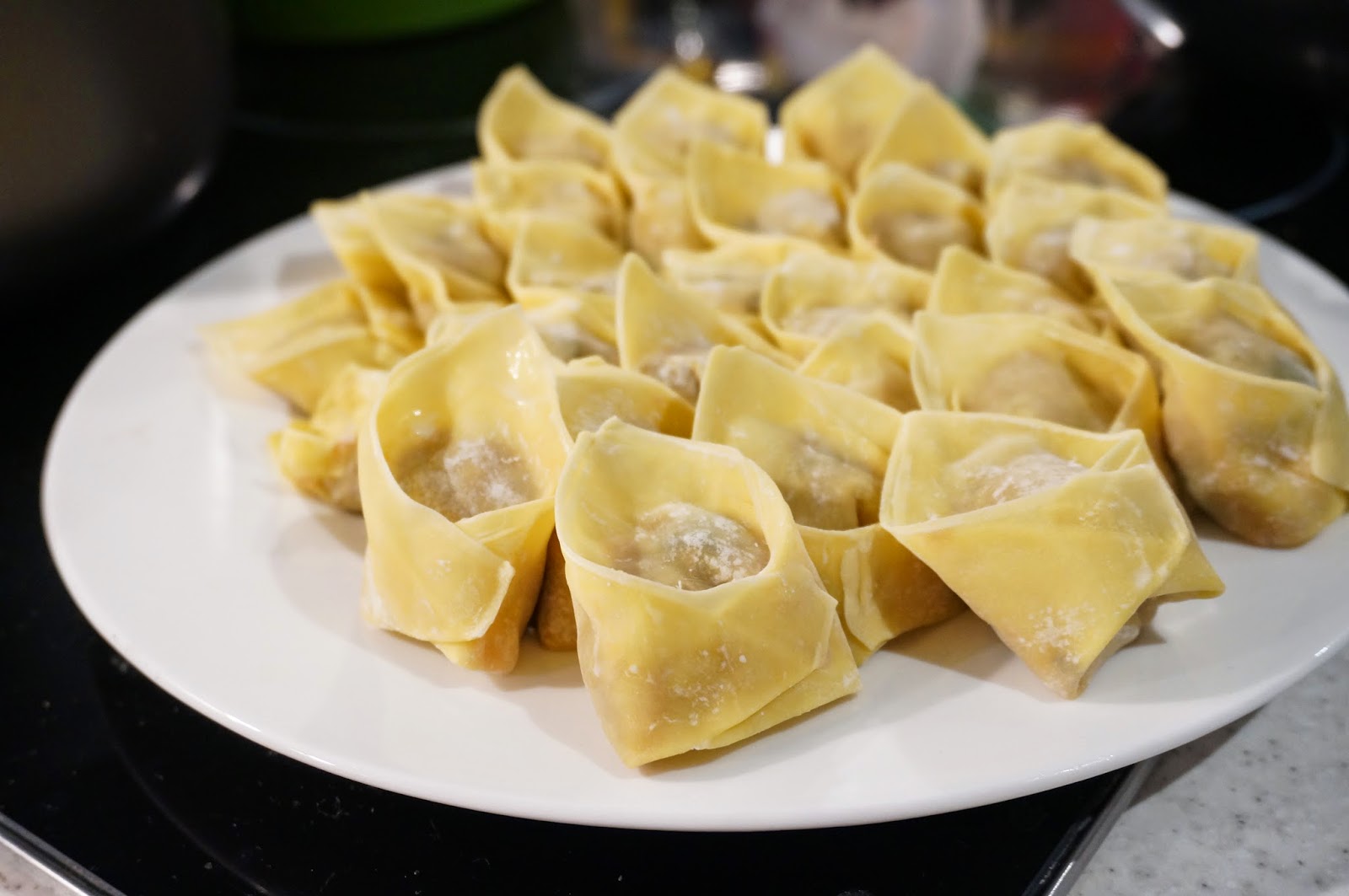 The Hungry Unicorn ♥: Recipe: Minced Pork Wantons