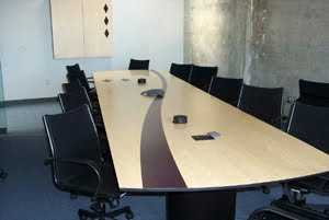 Custom Conference Tables: Power/Data/Video Conference Tables