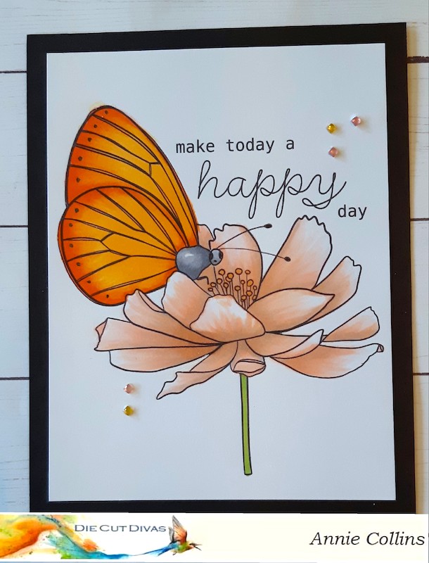 The Diva's that cut ....paper!: Make Today A Happy Day Card